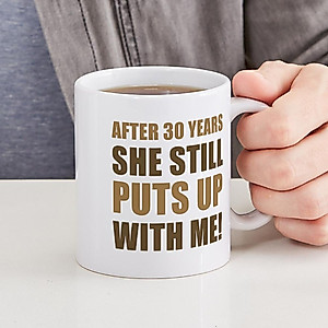 CafePress 30Th Anniversary Humor For Men Mug Ceramic Coffee Mug, Tea Cup 11 oz