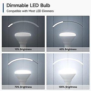 SHINESTAR 6-Pack BR30 LED Recessed Light Bulbs, 65W Equivalent, 5000K Daylight White, Dimmable Flood Lights Indoor, 650LM, E26 Base