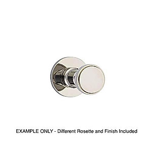 Emtek Transitional Brass Single Hook with Matching Finish Rosette - Choice of 7 Finishes - 290910US26 - Square (10) - Polished Chrome (US26)