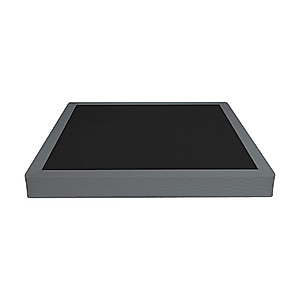 DHP 7" Upholstered Foundation, King Size Folding, Gray