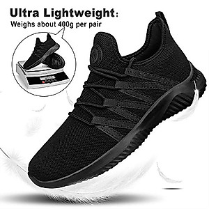 Feethit Mens Slip On Running Shoes Breathable Lightweight Comfortable Fashion Non Slip Sneakers for Men