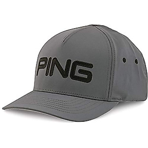 PING Tour Structured Golf Hat Dark Gray L/XL