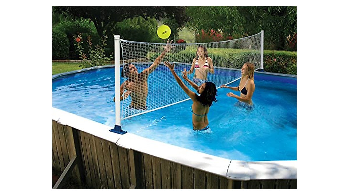 Above-Ground Pool Volleyball & Badminton Game Set | Poolmaster