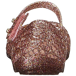 Mini Melissa Campana Zig Zag VI SP BB Mary Jane Shoe (Toddler), Mixed Pink Glitter, 5 M US Toddler