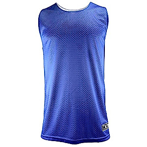 Epic Men's Full-Court 2-Layer Reversible Tank Top Blue Basketball Jerseys M