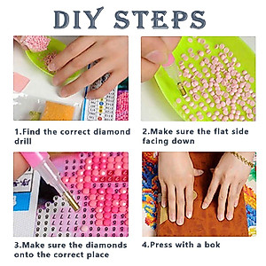 Cenda Diamond Painting Kits for Adults Kids, 5D DIY Owl Diamond Art Accessories with Round Full Drill for Home Wall Decor - 11.8×11.8Inches