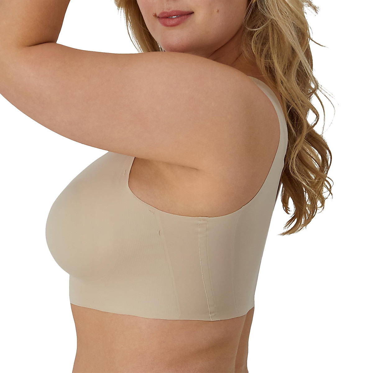 Bali womens Comfort Revolution Easylite Seamless Wireless Df3491 Full Coverage Bra, Nude, Large US