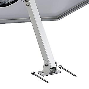 Solar Panel Mounting Brackets - 2pcs Adjustable Solar Panel Mount Brackets on Any Flat Surface for RV, Roof, Boat, Caravans Any Off-Grid Systems, Solar Power System Supporting for Flat Stands