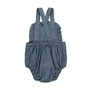 Hope & Henry Layette Baby Woven Bubble Romper