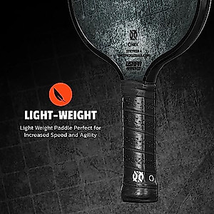 Onix Graphite Stryker Pickleball Paddle Features Oversized, Nomex, Paper Honeycomb Core, and Graphite Face