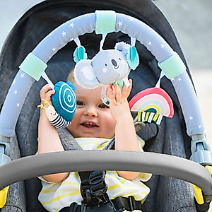 Taf Toys Koala Daydream Pram, Stroller and Car Seat Arch Plus Kimmy The Koala Developmental Soft Activity Toy for Newborn and Baby 3-6 Months