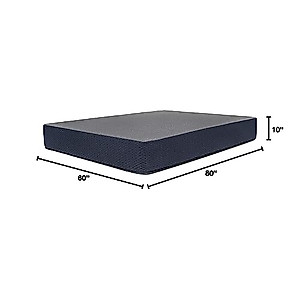 Dreamfoam Bedding Chill 10" Gel Memory Foam Mattress, Queen
