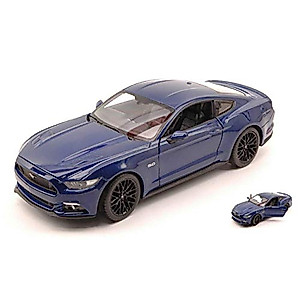 Kinsmart 2006 Ford Mustang GT Hardtop 1/38 Scale Diecast Car (Blue)