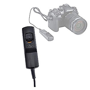 JJC MA-J2 90cm Remote Shutter Cord for Olympus E-M1 Mark II/E-M1X, Olympus E-M1 II Remote Shutter Control, E-M1X Remote Shutter, Replacement of Olympus RM-CB2 Remote Cord