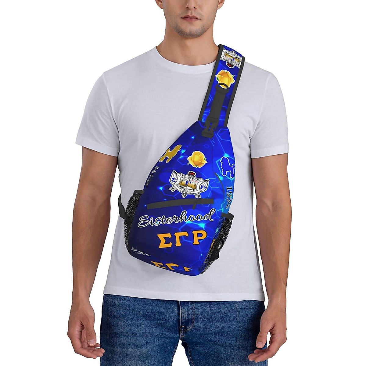 Emiyrtn Sigma Gamma Rho Crossbody Bag, Outdoor Travel Shoulder Bag, Sigma Gamma Rho Gift, Sigma Gamma Rho Backpack