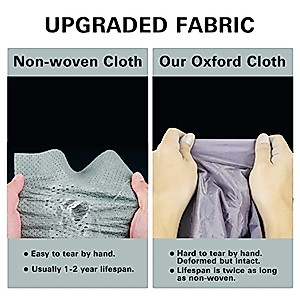 Weize Travel Trailer RV Cover - 5 Layers 300D Oxford Camper Cover，Suitable for 24'1''-26' Motorhomes, with Tire Cover，Waterproof Protection and Anti-UV