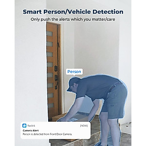 REOLINK Argus PT +SP - 5MP Security Cameras Wireless Outdoor, Solar Powered, 360° Pan Tilt, 5/2.4Ghz Dual Band WiFi, Smart Detection, No Extra Fee, No Hub Needed