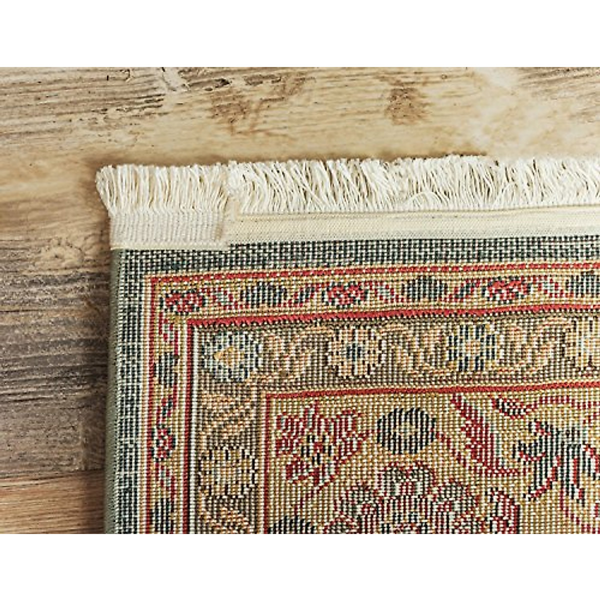 Unique Loom Edinburgh Collection Classic Oriental Traditional French Cottage Inspired Intricate Design Area Rug (6' 0 x 9' 0 Rectangular, Light Blue/ Beige)