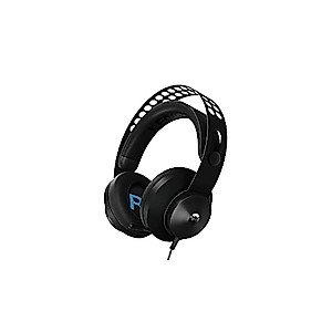 Lenovo Legion H300 Stereo Gaming Headset, Noise-Cancelling Mic, Memory Foam & PU Leather Earcups, Stainless Steel Headband, PC, PS4, Xbox One, Nintendo Switch, Mac, GXD0T69863, Black
