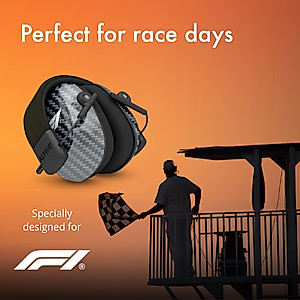 Alpine Racing Pro Earmuff F1® - Earmuffs for Adults - 22 dB - ANSI Certified - Premium Noise Protection for Race Events - High End Carbon - Noise Reduction Headphones - Light-Weight Design