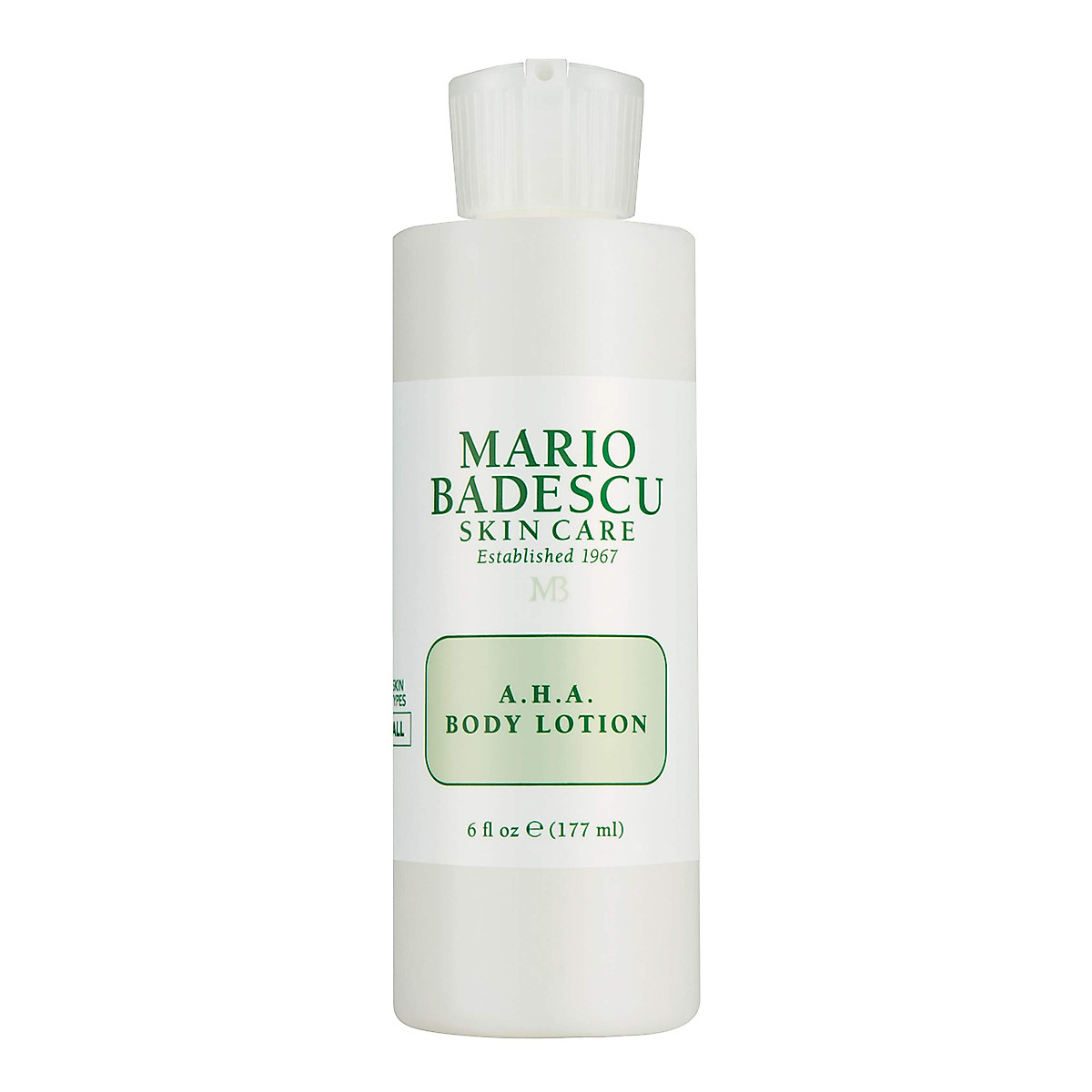 Mario Badescu AHA Body Lotion With Glycolic Acid - Moisturizing & Gentle Exfoliating Body Lotion for Softer, Youthful-looking Skin - Lightweight, Non-greasy Formula, 6 Fl Oz