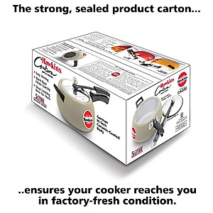 Hawkins Contura Pressure Cooker, 5 L, Apple Green