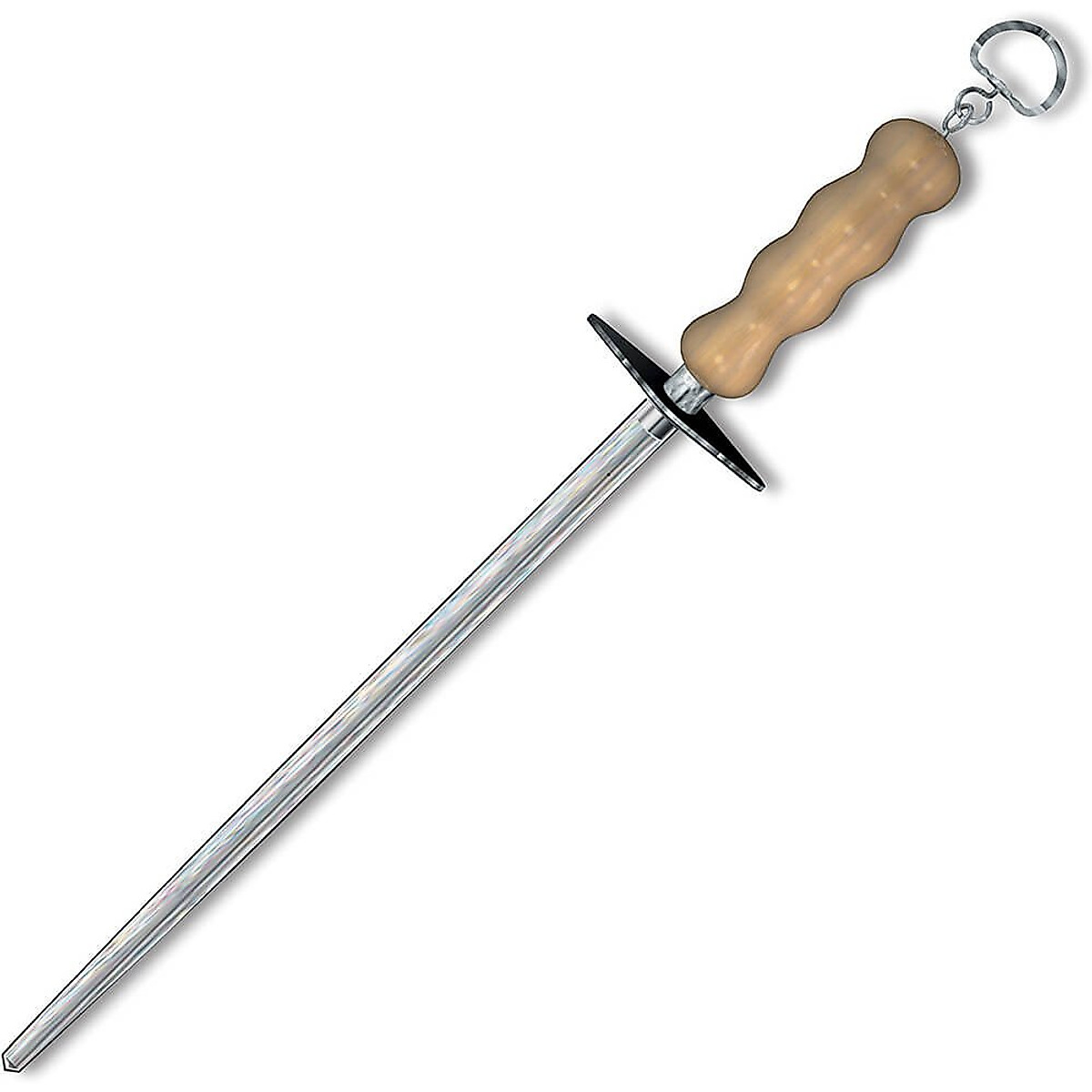 Victorinox Light Steels-Specialty 12" Helical Cut Round Wood Handle with Hangtag, 12 inch, Multi