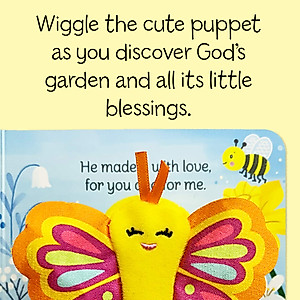 God's Garden of Blessings - Finger Puppet Board Book for Easter Basket Stuffer, Christmas, Baptisms, Birthdays Ages 0-4 (Little Sunbeams)