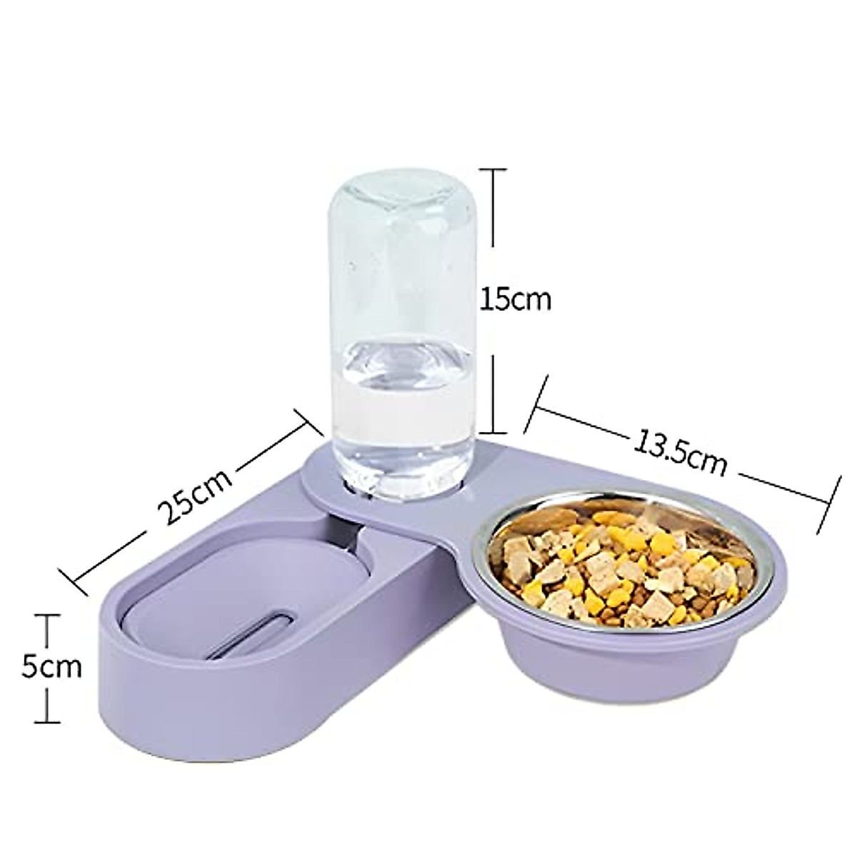 Convenient Corner Folding Pet Bowl Set for Dogs, Cats, and Small Animals - Includes Rabbit Food Bowl, Automatic Water Dispenser, and Adjustable Feeding Bowl for Dogs