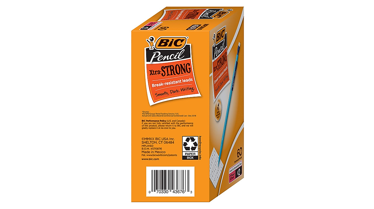 BIC Xtra-Strong Mechanical Pencils - 0.9mm Break-Resistant Lead