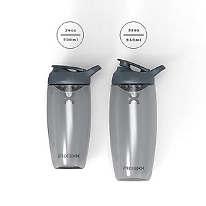 Promixx PURSUIT Protein Shaker Bottle – Premium Sports Blender Bottles for Protein Mixes and Supplement Shakes – Easy Clean, Durable Protein Shaker Cup