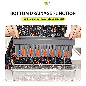 B BSIASIO Vegetable Chopper With Container Onion Chopper, Egg Slicer, Slicer, Vegetable Slicer, Professional food chopper,8 blades