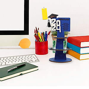 Luxshiny Graduation Party Wooden Money Holder Graduation Money Holder Graduation Decor Wooden Graduation Money Holder Money Holder Party Ornament Grad Ornament