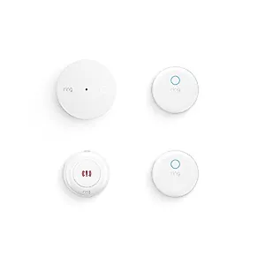 Ring Home Safety Alarm Accessories with Alarm Panic Button (2nd gen), Glass Break Sensor, Smoke and CO Listener, and Flood and Freeze Sensor