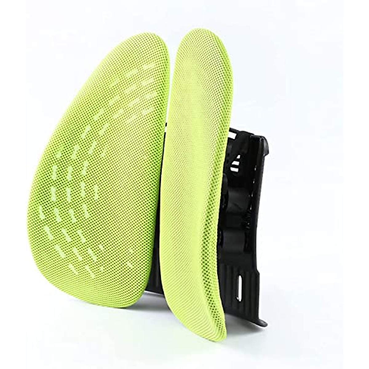 QINERSAW Ergonomic Cushion, Memory Foam Office Lumbar Pillow, 5-Speed Adjustable Base Back Support Cushions with Telescopic Straps & Airbag Adjustment, for Office Chair