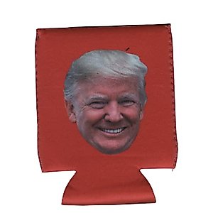 President Donald Trump Face Funny Can Cooler Can Holder Trump 2024 -Keeps Drinks Colder for Longer in the Summer Heat