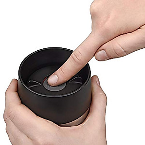 Emsa  Waves Travel Mug Thermos Mug 18/10 Stainless Steel/Black