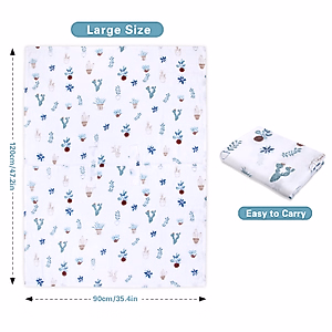 Muslin Carseat Cover for Boys Girls, Breathable Infant Car Seat Canopy, Lightweight Baby Carrier Cover, Newborn Shower Gift, Fit Spring Summer/Hot Days/Warm Weather, Cactus