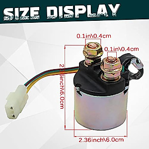 Starter Solenoid Relay for Honda TRX350 Fourtrax Rancher 350 2000-2006 / TRX400 Fourtrax Foreman 400 1995-2003 ATV