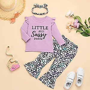 SYNPOS Toddler Girl Newborn Infant Clothes Set, Baby Girl Gifts Set Long Sleeve Sweatshirts Tops Pants Outfits