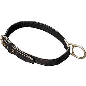 Miller by Honeywell 123N/LBK Single D-Ring Lined Body Belt with 1-3/4-Inch Webbing, Large, Black