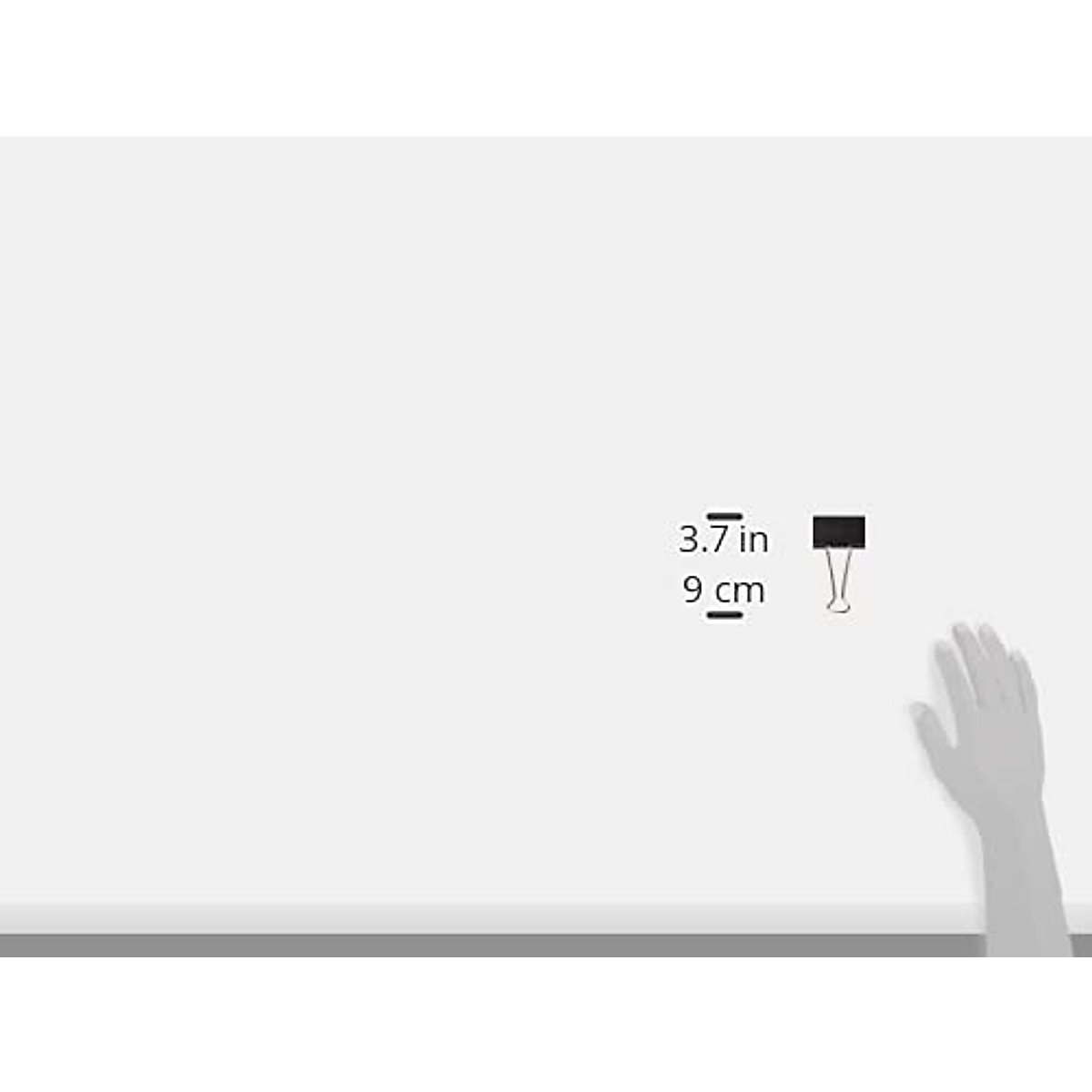ACCO Binder Clips, Large, 1 Box, 12 Clips/Box (72100)