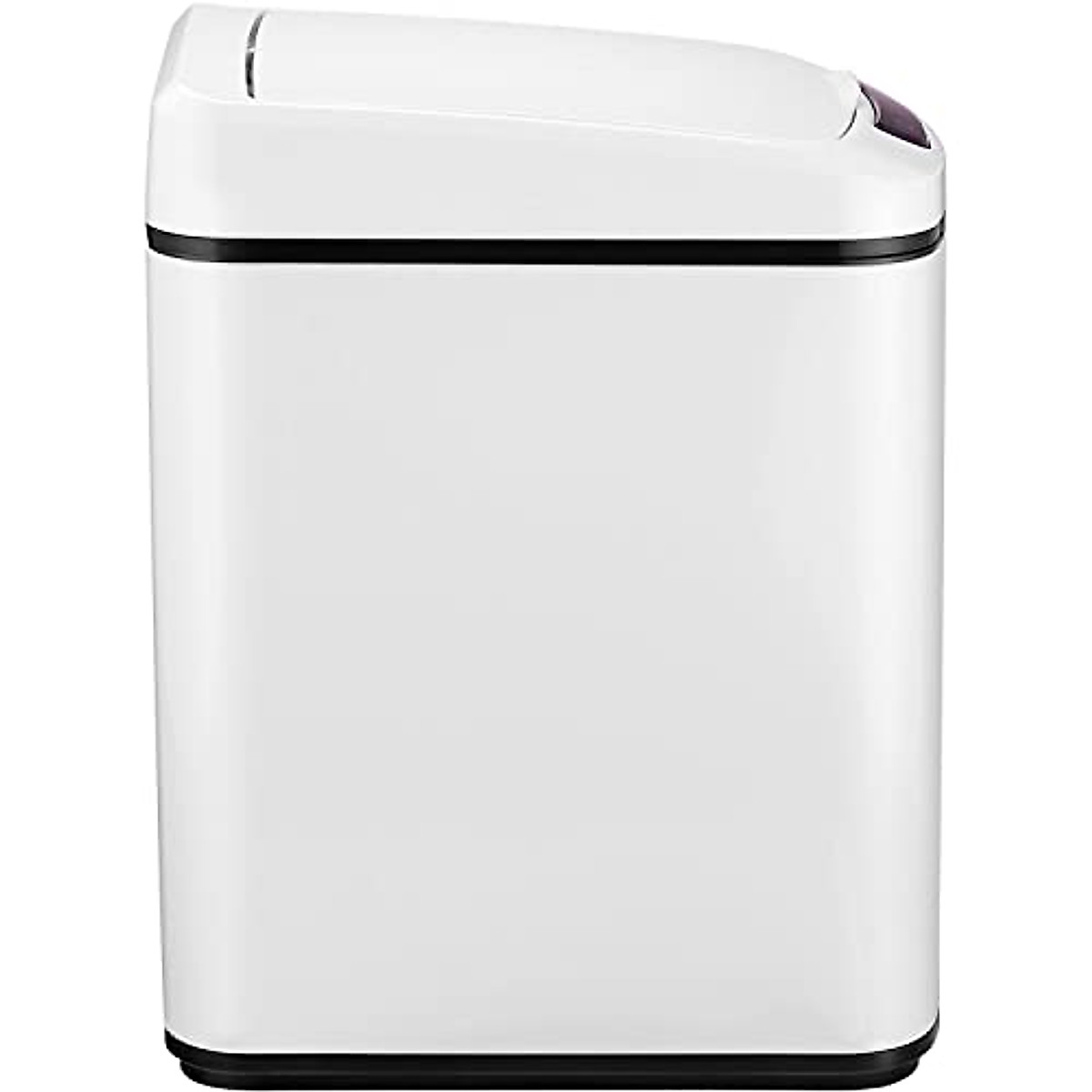 Hanover 12-Liter / 3.2-Gallon White 12 Liter / 3.2 Gallon Hands Free Garbage Bin, Fingerprint Resistant, Soft Close, Sensor Lid, 12L Trash Can 2