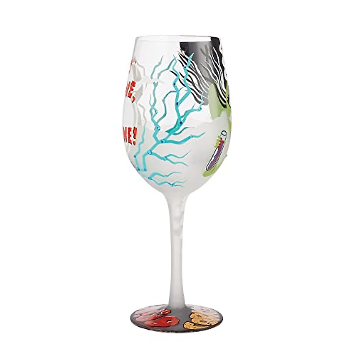 Lolita Bride Corkenstein Wine Glass, 6010663, Multicolor, height 22.5 cm