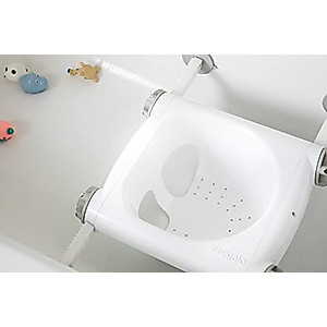 Regalo Baby Basics™ Bath Seat, Provides Support and Balance for Sit-Up Bathing, Includes Strong and Secure Suction Cup System, Drain Holes for Easy Clean Up, Sets Up and Stores in Seconds
