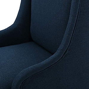 Christopher Knight Home Callie Fabric Dining Chair, Dark Blue Dimensions: 23.25”D x 28.75”W x 46.25”H