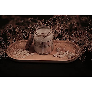 All-Natural Highly Vanilla Scented Premium Glass Jar Candles for Home and Office, Candles for Home Scented, Candle for Engagement, Large Candles 14 Oz, Long Burn time, Fine Home Fragrance