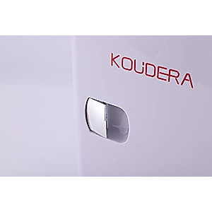 KOUDERA 4L Mini Portable Compact Personal Fridge Cooler and Warmer with AC DC Power, Small Refrigerator for Skincare, Breast Milk - Home and Travel- Gift - Freon-Free and Eco Friendly, White.