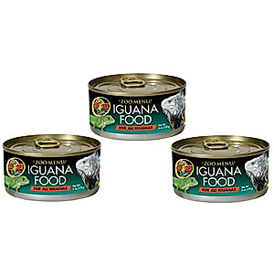 Adult Iguana Food in Cans/Wet [Set of 3]