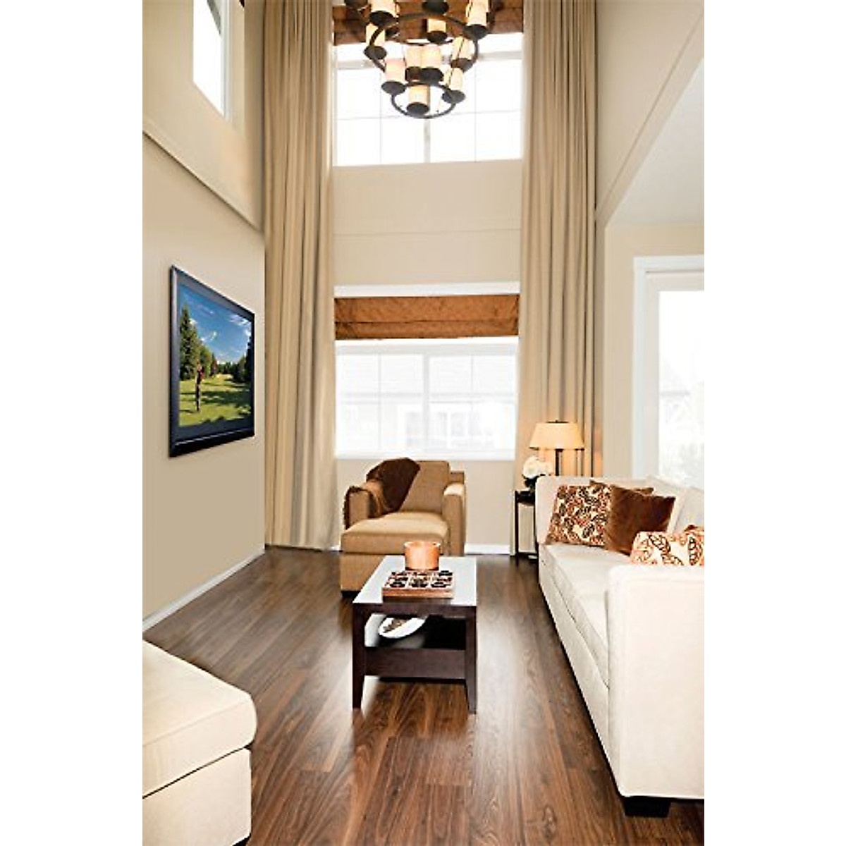 Ultra Slim Flat TV Wall Mount Bracket for Samsung 43" QLED 4K LS03B Series The Frame Smart TV (QN43LS03BAFXZA, 2022 Model) Low 1.4" Profile Design, Heavy Duty Steel, Flush to Wall, Simple Install